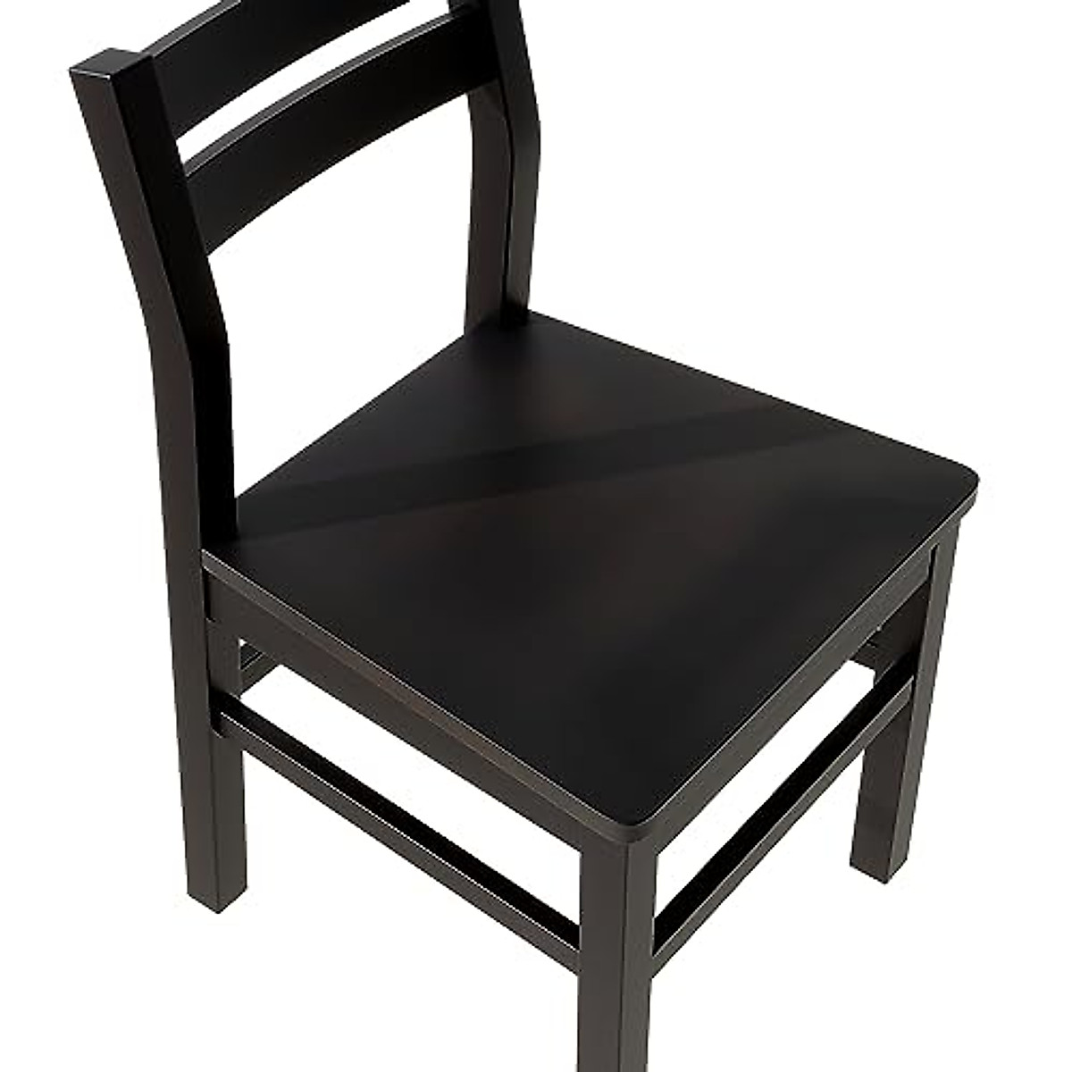 Lepfun 5 Piece Round 4 Wood Extendable Kitchen Set with Storage Drawers Farmhouse Dining Room Table and Chairs, 16" Removable Leaf, Espresso