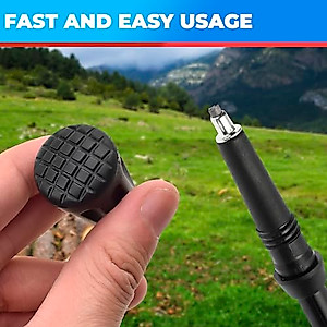 6Pcs Hiking Walking Stick Tips - Rubber Tips for Hiking Poles Hiking Accessories Collapsible Walking Stick Tips Rubber Tips for Canes - Hiking Pole Tips Rubber Tips for Walkers