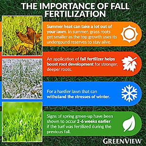 GreenView Fall Lawn Food - 16 lb. Bag - Covers 5,000 sq. ft.