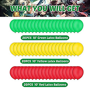 Demon Inspired Slayer Birthday Party Supplies, Party Decorations Including Latex Balloons, Cake Toppers, Backdrop and Tablecloth for Kids Demon Inspired Slayer Party Decorations