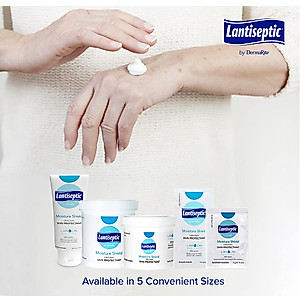 Lantiseptic Moisture Shield Original Skin Protectant – 50% Lanolin Enriched Skin Protectant Barrier Cream for Incontinence – Paraben Free, 1 Jar, 12oz