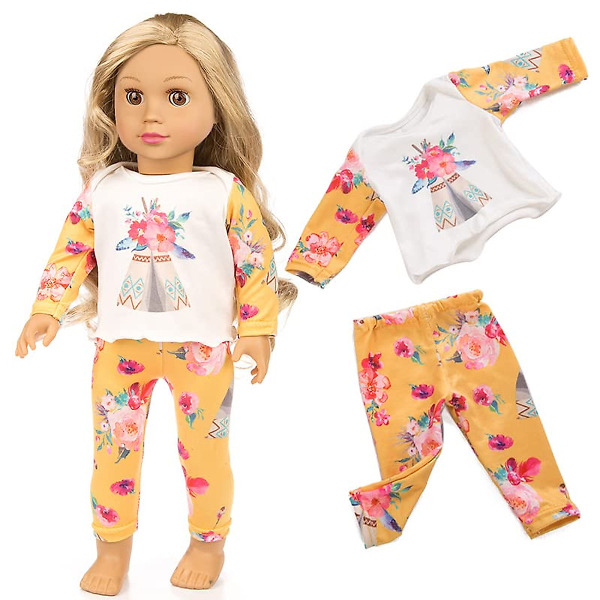 XFEYUE American 18 inch Doll Clothes and Accessories for 18 inch Doll, Mermaid Costumes and Various Styles of Doll Clothes for Child Birthday Gifts