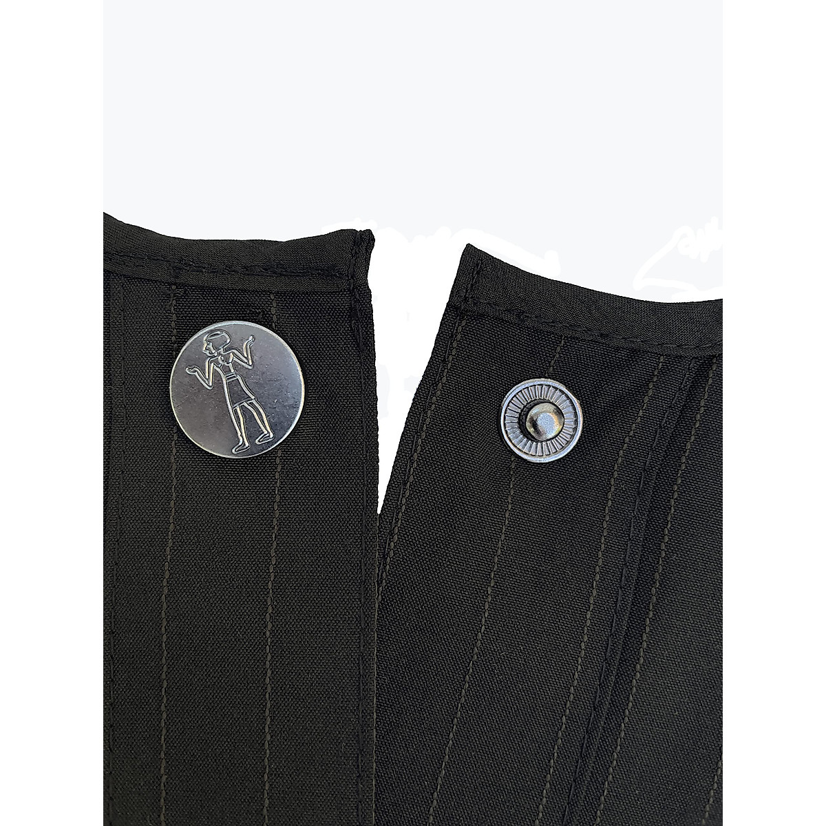 MYSMOCK Professional Smock Style Hair Saloon Guest Spa Client Black Kimono Cosmetology Uniform - Peinada Stylist Hairdresser Workwear for Unisex (CA58895)