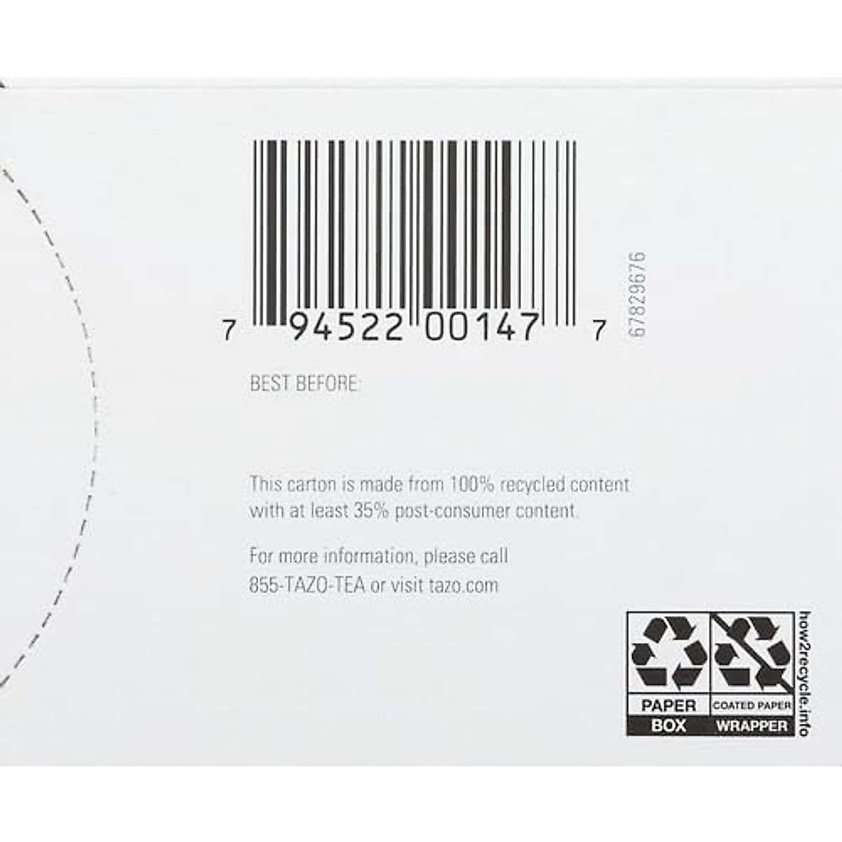 Tazo Black Tea, Organic Peach Cobbler, 20 ct