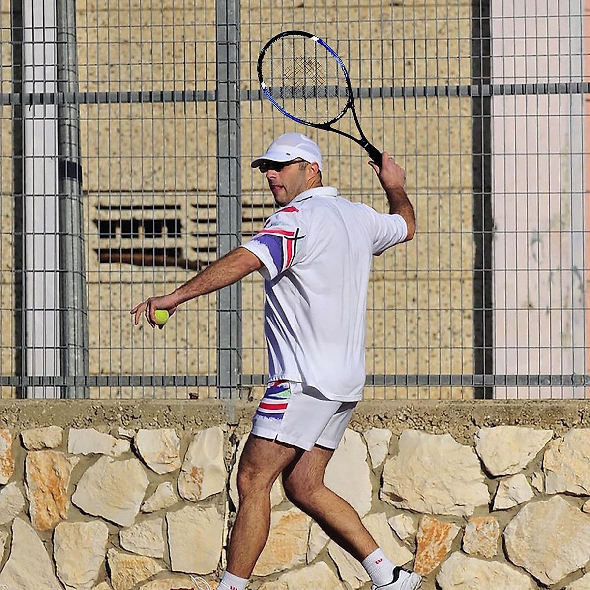 Senston Tennis Rackets for Adults 27 inch Tennis Racquets - 2 Player Tennis Set with 2 Grips, 2 Vibration Dampers