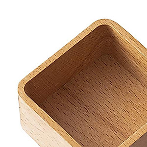Czlsd Small Wooden Box Solid Wood Jewelry Box Jewelry Storage Box Desktop Finishing Box Storage Box