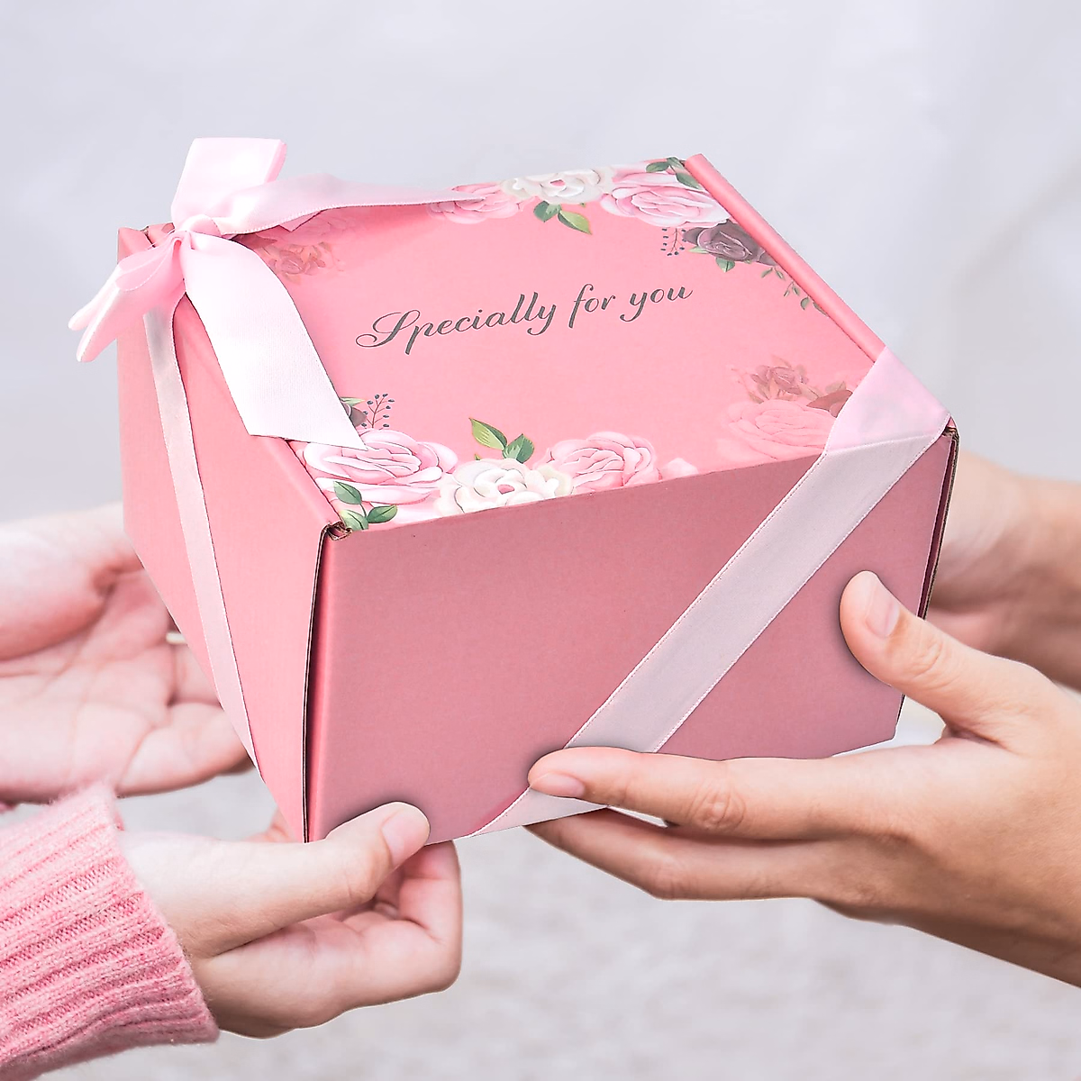 Birthday Gifts for Women Unique Gifts for Women Funny Gifts for Women Mom Best Friend Insulated Wine Tumbler and Candles 4 Pack Gift Set Box Basket