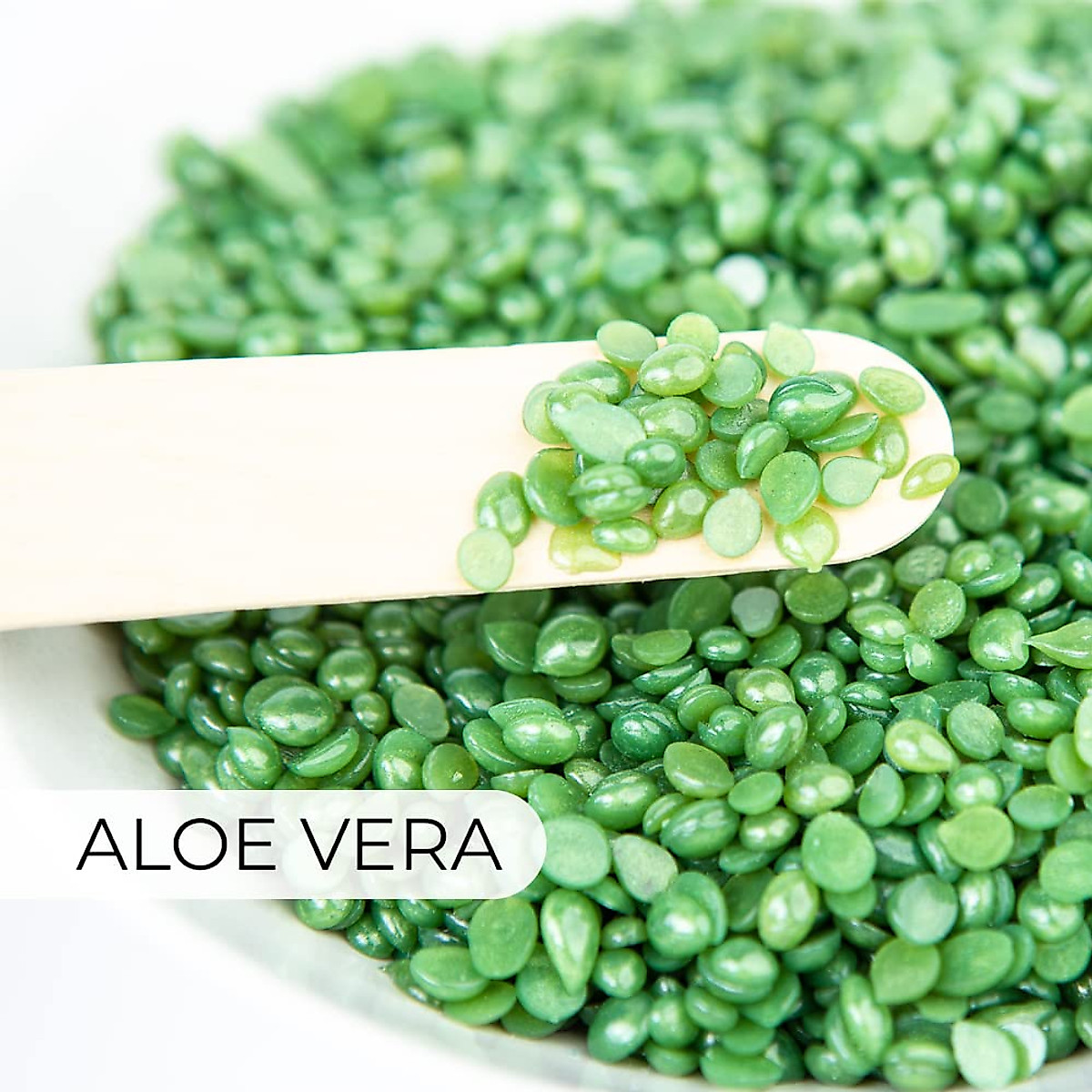 Natural Wax Hard Wax Beans - Professional Use 100% Organic - Hair Removal Wax Beads - Brazilian Waxing for All Body Parts - Large Refill Beads for Wax Warmer (32 oz)