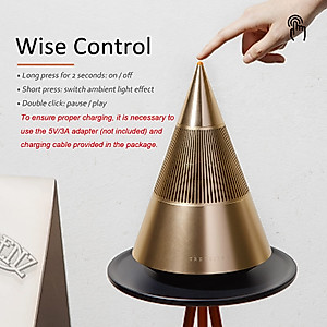 trettitre TreSound-Mini Bluetooth Speaker-Black & TreSound Side Table