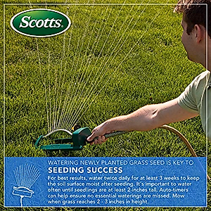 Scotts EZ Seed Patch and Repair Bermudagrass, 20 lb. - Combination Mulch, Seed, and Fertilizer - Tackifier Reduces Seed Wash-Away - Even Grows in Scorching Heat - Covers up to 445 sq. ft.