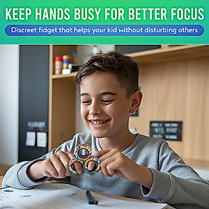 BUNMO Easter Basket Stuffers for Teens - Magnetic Rings - Fidget Toys Adults - Magnetic Fidget Rings - Easter Basket Stuffers - Fidget Toy for Boys & Girls - Great Teen Gift - Multicolor