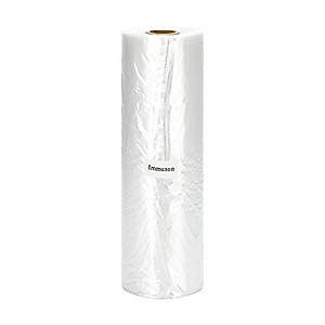 Immuson 12" x 20" Plastic Produce Bag on a Roll Food Storage Bags Clear Plastic Produce Bag for Fruits, Vegetable,Bread, Kitchen Bags (350 Bags-1 Roll)