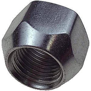 Dorman 611-027 Wheel Nut 1/2-20 Standard - 3/4 In. Hex, 9/16 In. Length Compatible with Select Models, 25 Pack