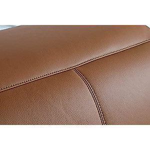 Blackjack Furniture Venice 8 Piece Sectional Sofa with 4-Power Recliners, Features Adjustable Headrest, Lumbar Support, USB and Wireless Charging Station, Extra Large Storage, 2 Consoles, Camel