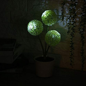 Voluxe Solar Flower Light, Solar Flower Pot Light, Solar Lamp Backyards Courtyards for Industrial Park Residential Square Home Gardens