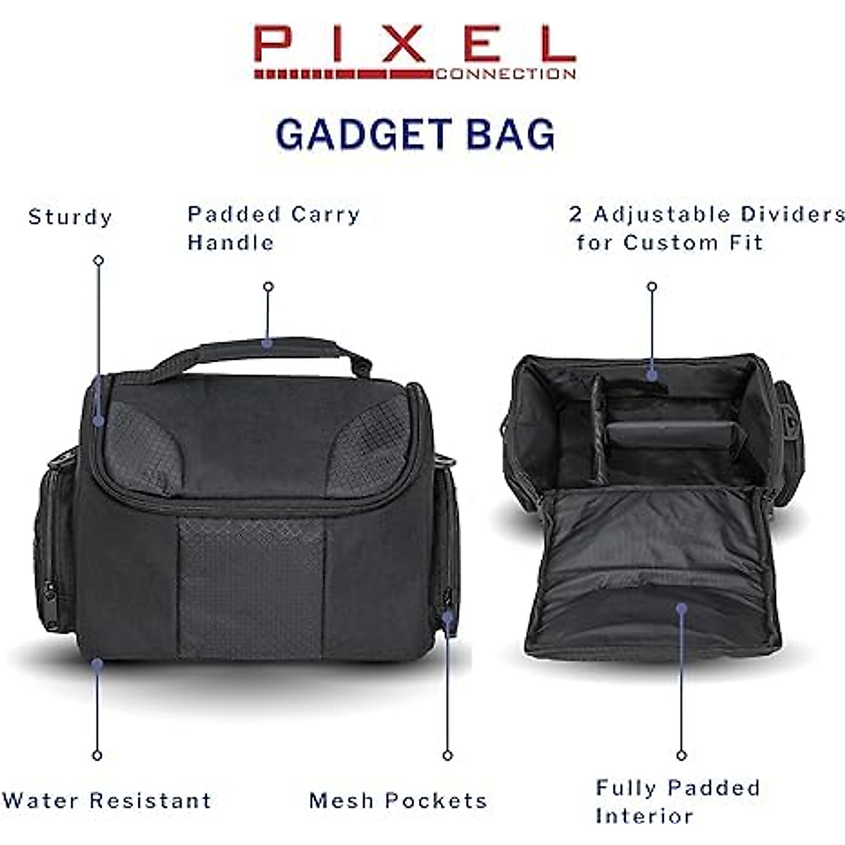 Panasonic LUMIX G7 4K Digital Camera, with LUMIX G Vario 14-42mm Mega O.I.S. Lens, Advanced Accessory and Travel Bundle (3 Years Panasonic Warranty) (Black)