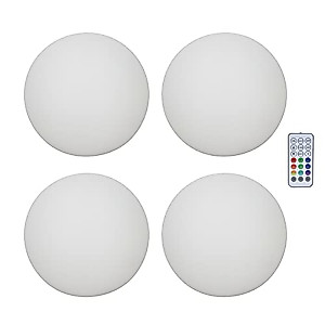 3.1In Led Ball, 4Pcs Floating Pool Lights, Ip67 Waterproof Level, Pool Glow Ball Lights for Pool Beach Garden Patio Decorative Night Light, Pool Party Decorations Pool Balls for Swimming Pool Poo