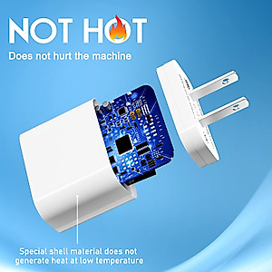 iPhone Charger Fast Charging, [Apple MFi Certified] 2Pack USB C Charger Block with 6FT USB C to Lightning Cable for iPhone 14 Pro Max/14 Pro/14/13 Pro Max/13 Pro/13/12 ProMax/12/11/XS/XR/X, for iPad