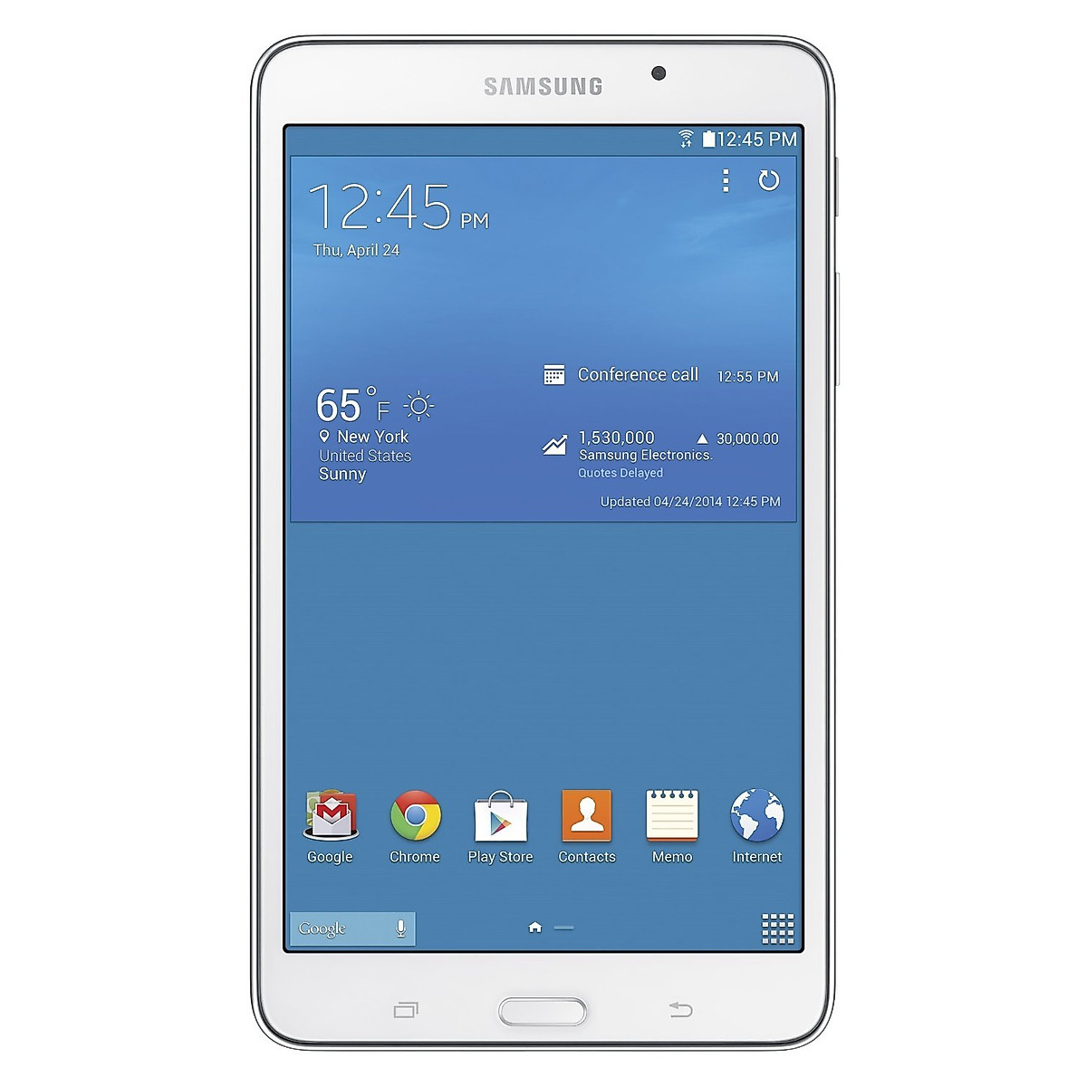SAMSUNG Galaxy Tab 3 16 GB Tablet - 7 - Sprint Nextel - 4G - Qualcomm Snapdragon S4 1.70 GHz - White SM-T217SZWASPR