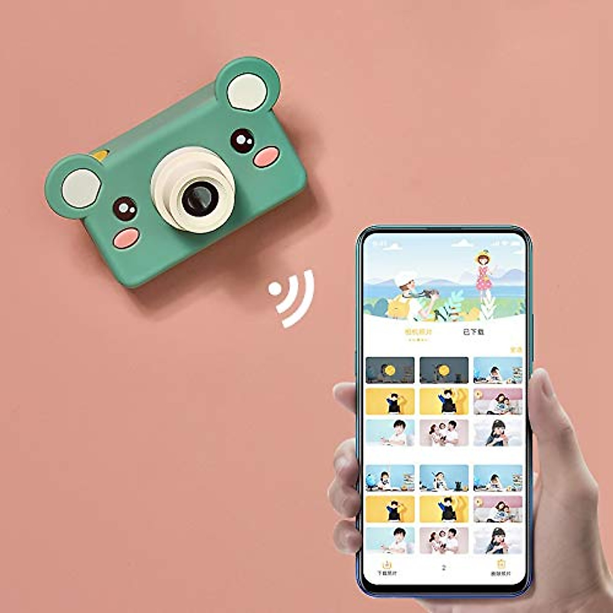 LKYBOA Children's Digital Camera Toy Can Take Pictures and Simulate Portable Mini Student Baby (Color : A)