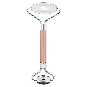 REAL TECHNIQUES Cryo Sculpt Facial Roller, Face Massage Roller, For Puffy Eyes and Under Eye Roller, For Face, Neck, and Eyes, 1 Count, Pink