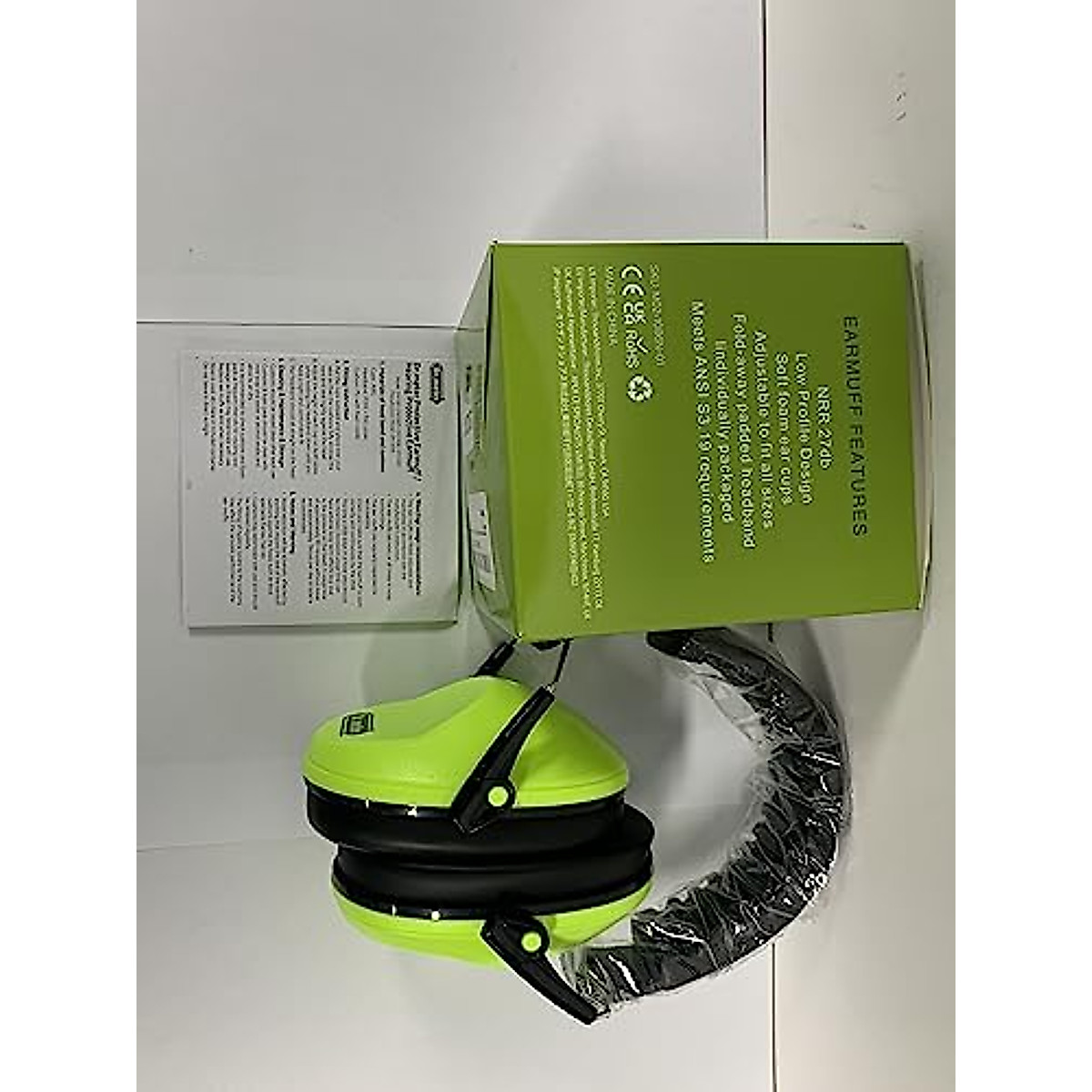 Ear Muffs for Noise Reduction: Dr.meter 27NRR Noise Cancelling Headphones for Kids with Adjustable Head Band, EM100 Hearing Protection Earmuffs for Football Game, Concerts, Air Shows, Fireworks