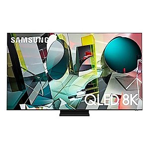 SAMSUNG 75-inch Class QLED Q900T Series - Real 8K Resolution Direct Full Array 32X Quantum HDR 32X Smart TV with Alexa Built-in (QN75Q900TSFXZA, 2020 Model) (New)