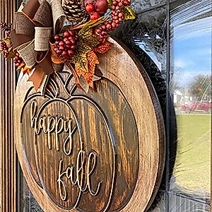 Halloween Welcome Hanging Door Sign Wreath Decoration Truck Doorplate Halloween Goods Pumpkin Autumn Stolen Home Home Decor (As show, One Size)