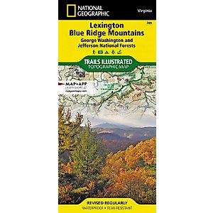 Lexington, Blue Ridge Mts Map [George Washington and Jefferson National Forests] (National Geographic Trails Illustrated Map, 789)