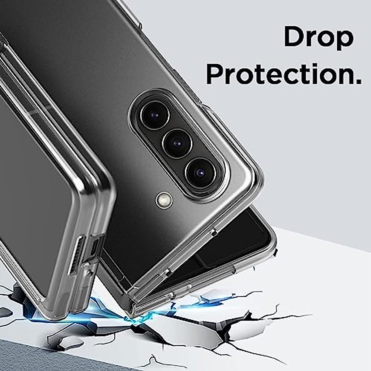 AICase for Samsung Galaxy Z Fold 5 Case Clear, [Anti-Yellow] Slim Fit Transparent Hard PC Protective Phone Case for Samsung Fold 5 5G