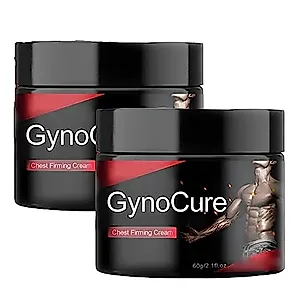 SLPB Gynocure Chest Firming Cream, 60g Gynecomastia Tightening Cream for Men, Hot Cream Anti Cellulite Cream (2Pcs)