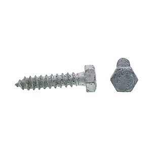 Prime-Line 9055556 Hex Lag Screws, 5/16 In. X 1-1/2 In., A307 Grade A Hot Dip Galvanized (100 Pack)