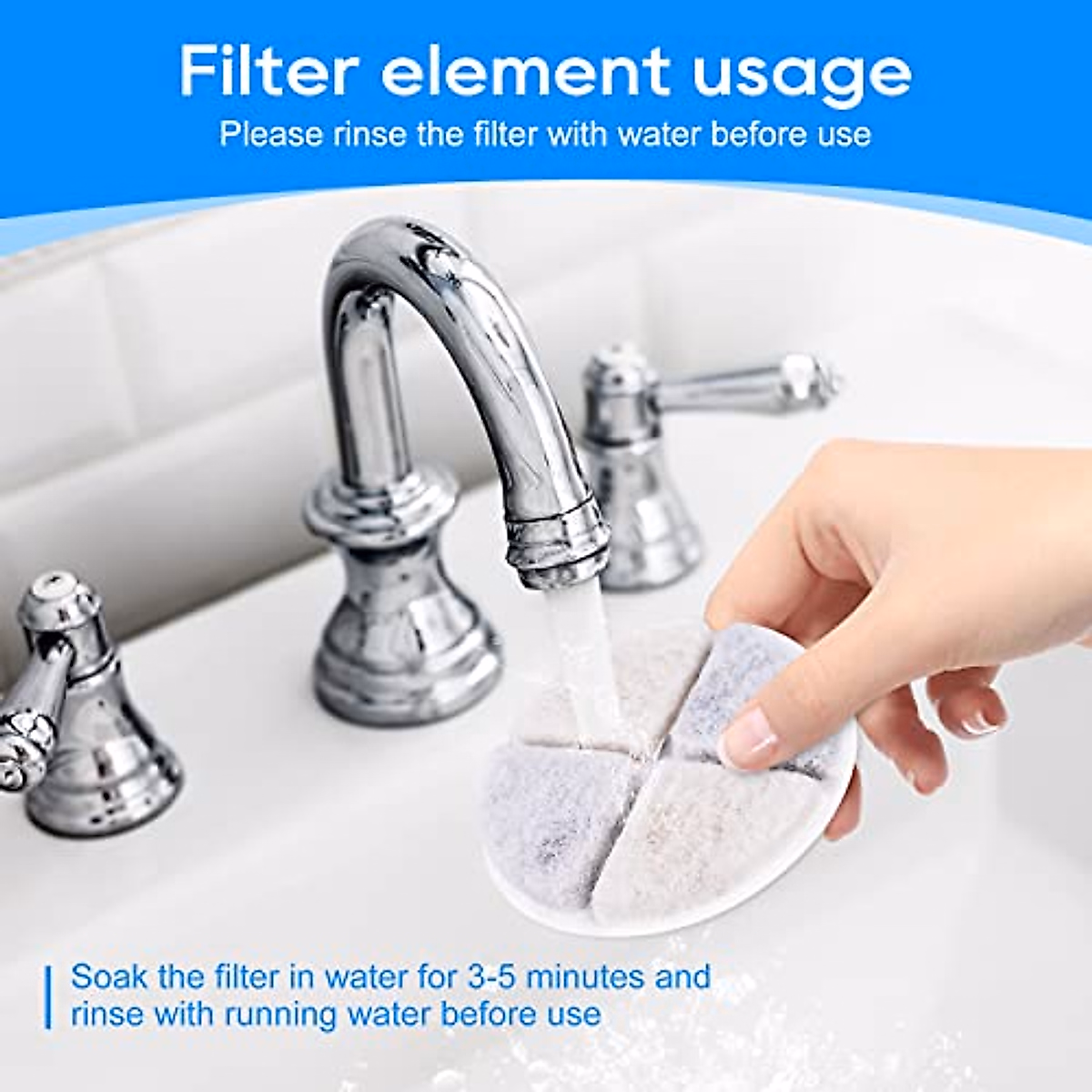 MyfatBOSS 12 Pack Cat Filters for Water Fountain