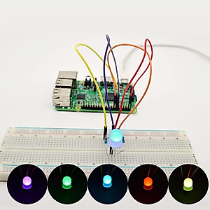 Adeept Project LCD 1602 Starter Kit for Raspberry Pi 4 3 2 Model B+ B Servo Motor Relay Beginner Small DIY Kit Compatible with Raspberry Pi 2b+ with PDF Guidebook User Manual