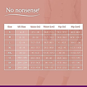 No nonsense womens Cotton Blackout Capri Legging, White, 2X US