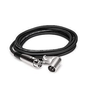 Hosa XRR-101.5 Cable XLR3F - XLR3M RA 1.5 Feet
