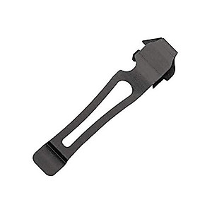 Leatherman 934855 Quick Release Black Multi-Tool Pocket Clip with Lanyard Ring for Leatherman Charge AL, Charge ALX, Charge Ti, Charge TTi, Charge XTi, Original Surge, Surge, and Wave Multi-Tools