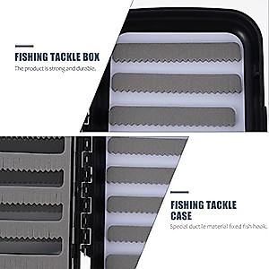 BESPORTBLE 1 Pc Tackle Box Fishing Tackle Organizer Utility Storage Container Fishing Lure Container Fishing Tackle Container Transparent Fish Tackle Storage Fishing Lure Hook Storage Supply
