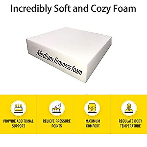 Maphissus Patio Chair Cushion 18 x 16 Inches Set of 2,Water Resistant Square Outdoor Chair Seat Cushions for Patio Garden Sofa Couch Furniture,Grey