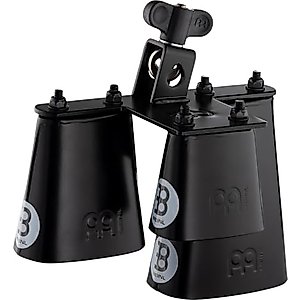 Meinl Percussion SLTRI-BK Black Powder Coated Steel Triple Bell