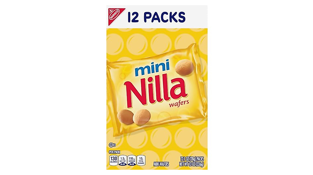 Nilla Wafers Mini Cookies - 48 Snack Packs