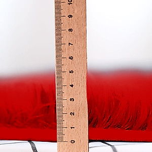 Bathroom Rugs Sets 3 Piece, Velvet Memory Foam Bath Mat - Non-Slip, Machine Washable Bath Rugs - Dries Quickly, Soft Plush Anti-Slip Rectangular Bath Rug + U-Shaped Toilet MaT. (Red)