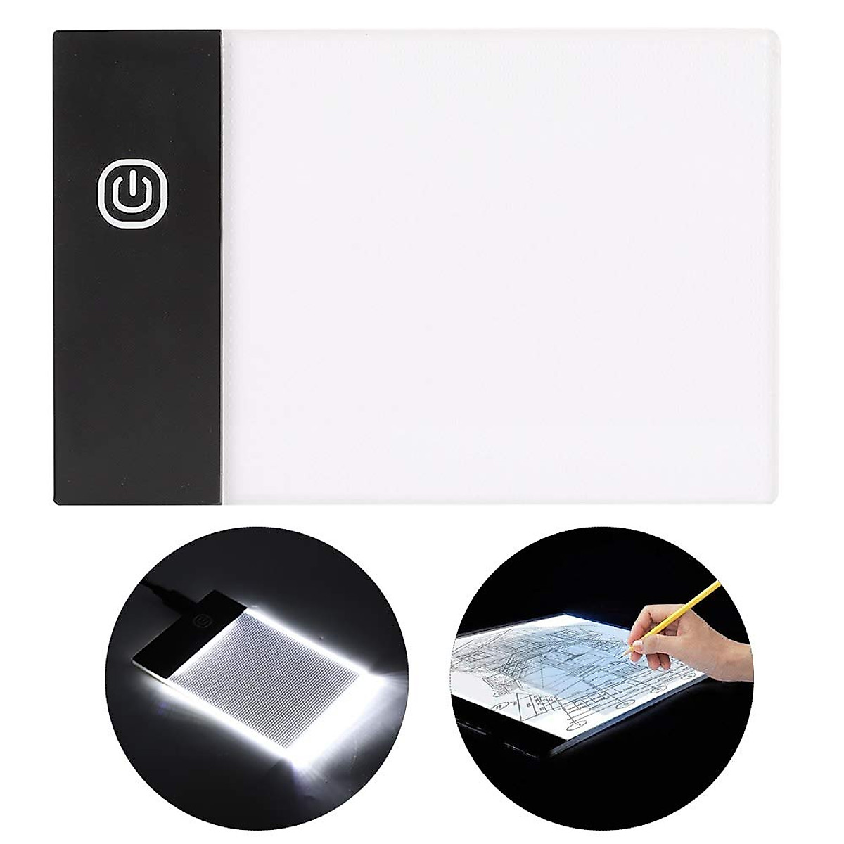 LED Light Box, Eye‑ A6 LED Light Pad Drawing LED Light Board Brightness Artcraft Tracing Flip Book Kit with Non‑Slip Backing, LED Copy Board Tablet