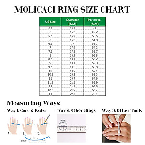 MOLICACI 18K Yellow Gold 1.05 CT Natural Green Emerald Ring, Certified Emerald with Diamonds Halo Set Engagement Wedding Ring for Women, US Size 7