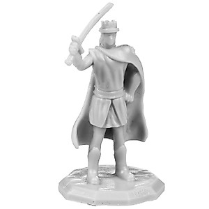 Townsfolk Mini Fantasy Figures Set- 64 Non Player Character NPC Miniatures - 1" Hex Nobility, Merchants, and More - Compatible with DND Dungeons Dragons, Pathfinder, RPG Tabletop-Games