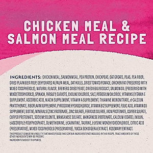 Natural Balance Fat Cats Low-Calorie Dry Cat Food for Overweight Adult Cats, Chicken Meal, Salmon Meal, Garbanzo Beans, Peas & Oat Groats Recipe, 15 Pound (Pack of 1)