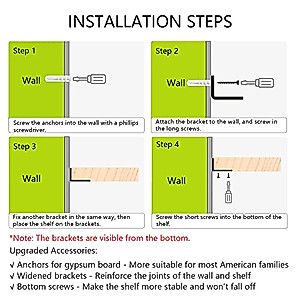 Habudda Floating Shelves for Wall Decor, Bedroom Bathroom Storage Wood Shelf, Farmhouse Rustic Home Kitchen Laundry, Wooden Hanging Mounted Plant Book Display Shelf, Extra Long 35.5in, 1-Pack