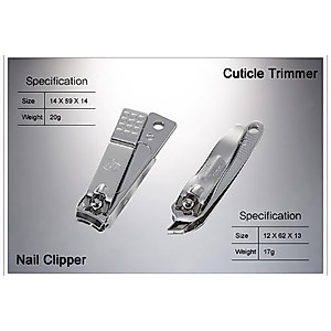 Korean Nail Clipper! World No. 1. Three Seven (777) Premium Quality Gift Travel Manicure Grooming Kit Nail Clipper Set Made in Korea, Since 1975 (920BC)