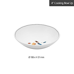 Hankook Chinaware Bouquet of Flowers Dining Set for 4, Dinnerware, Korean Fine Bone-China, Dojagi