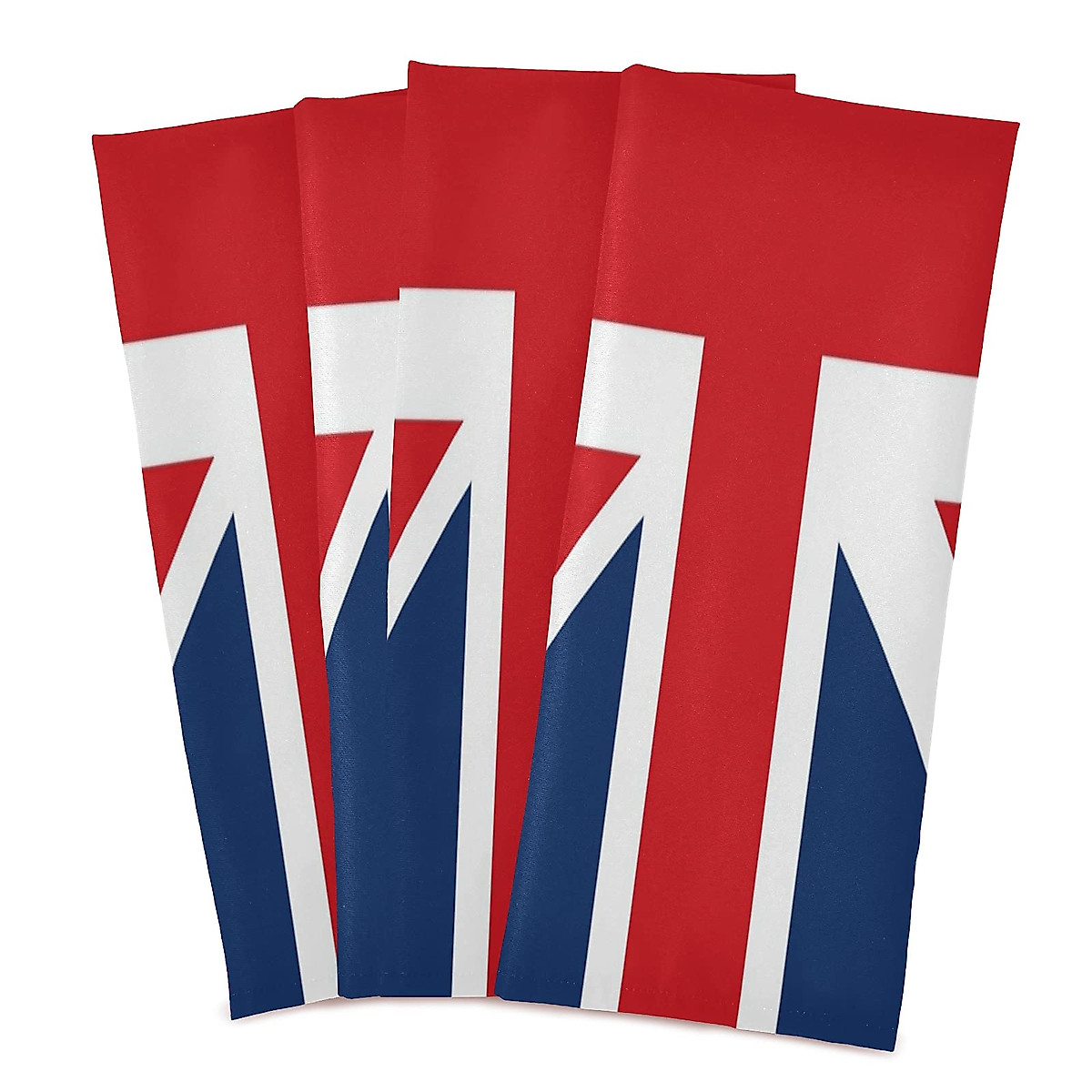 ALAZA British Flag London England Kitchen Towels Dish Bar Tea Towel Dishcloths 1 Pack Super Absorbent Soft 18 x 28 inches